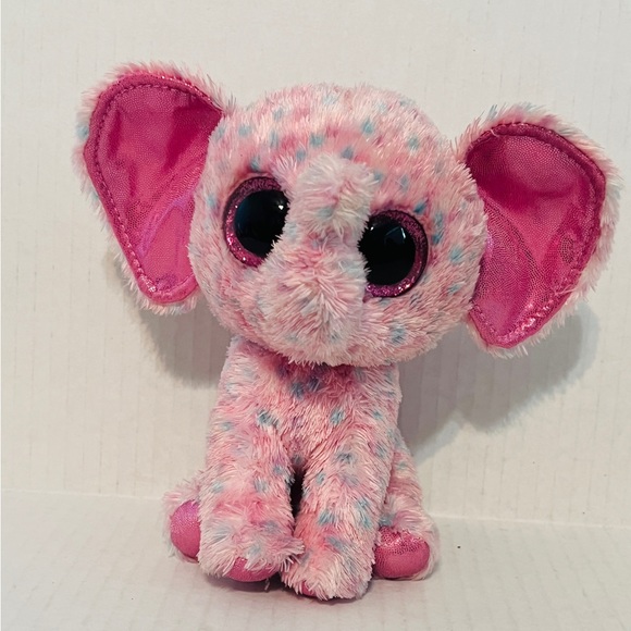 Ty | Toys | Ty Beanie Boos Ellie The Elephant Glitter Eye Plush | Poshmark
